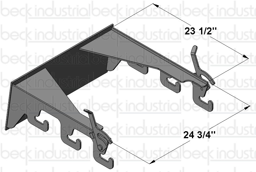 Vertical Paver Extension Chute Hanger - Manufactured Items